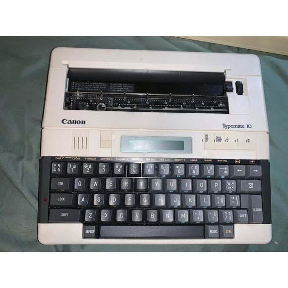 Canon | Other | Vintage Japan Canon Personal Electric Typewriter ...